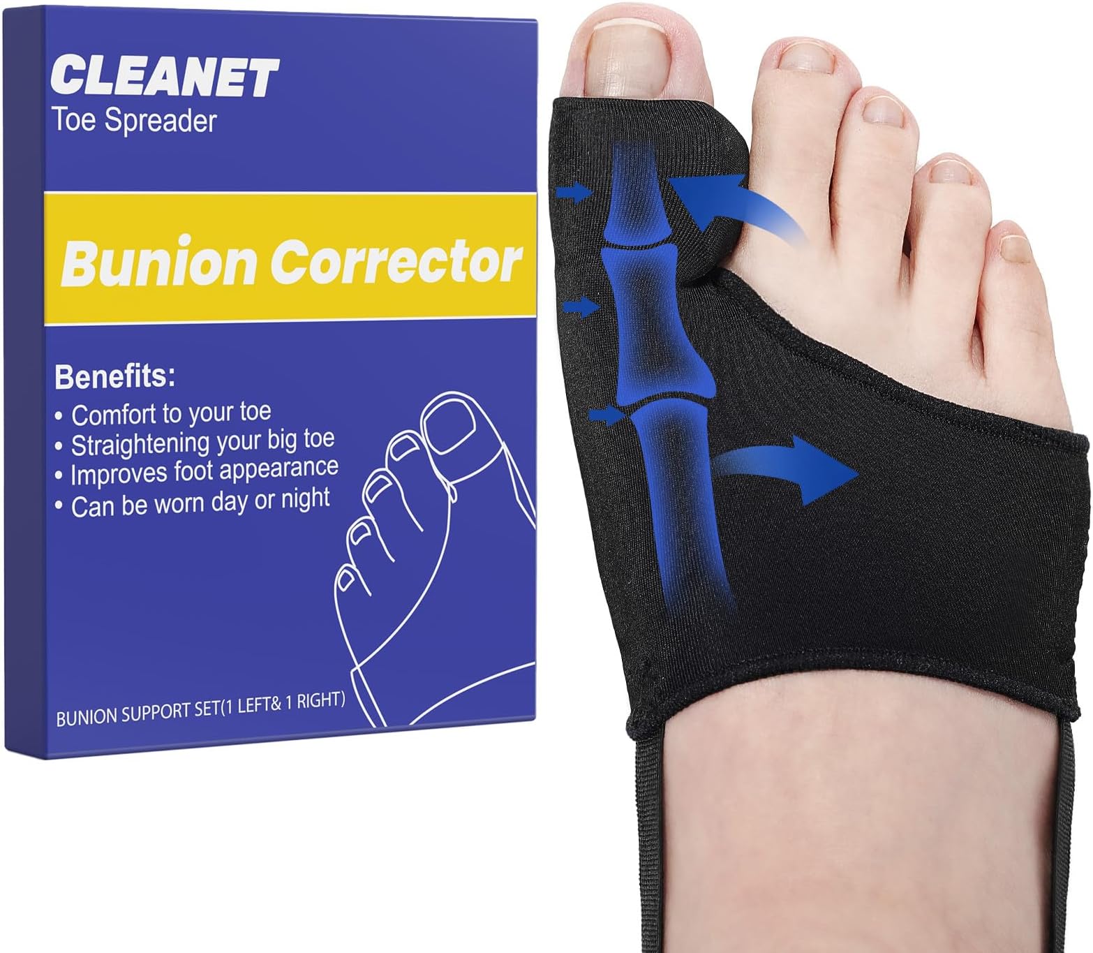 Amazon.com: Dr. Scholl's BUNION RELIEF & TOE CORRECTOR // Massaging Gel ...