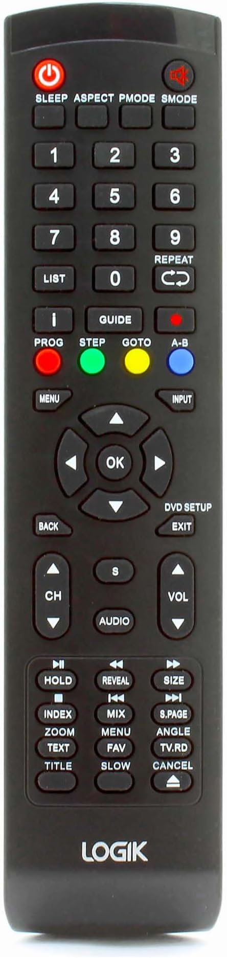 Genuine Logik Remote Control for L32HE18 L24HE16 L24HED16 L24HED16A ...
