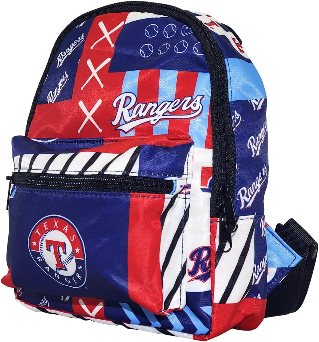 Amazon.com: Pro Specialties Group Texas Rangers Mini Backpack, Licensed ...
