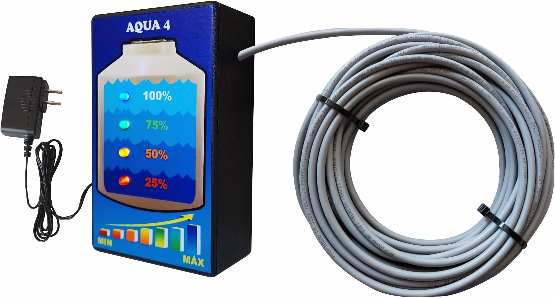 AquaCheck Medidor de Nivel de Agua para Tinaco y Cisterna, 450 a 1100 L ...