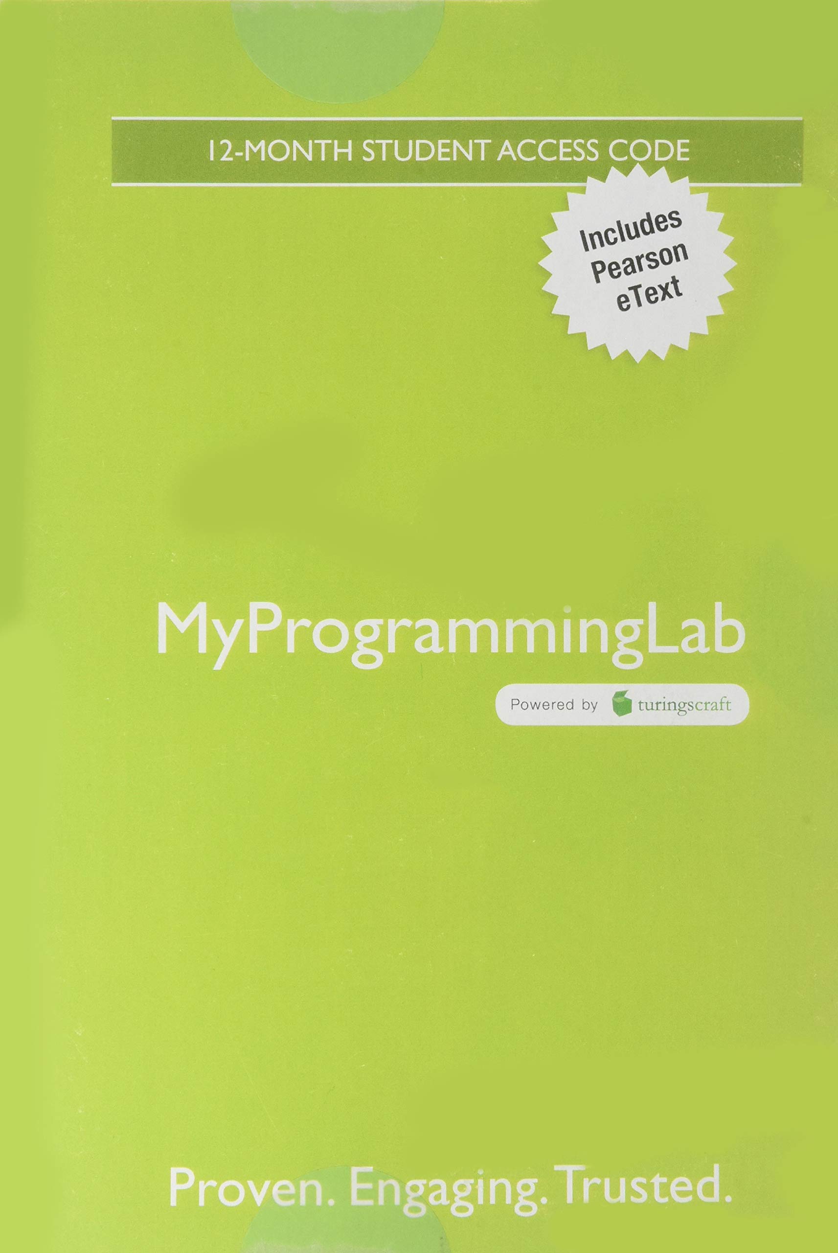 MyLab Programming with Pearson eText - Standalone Access Card - for Starting Out With Visual ...