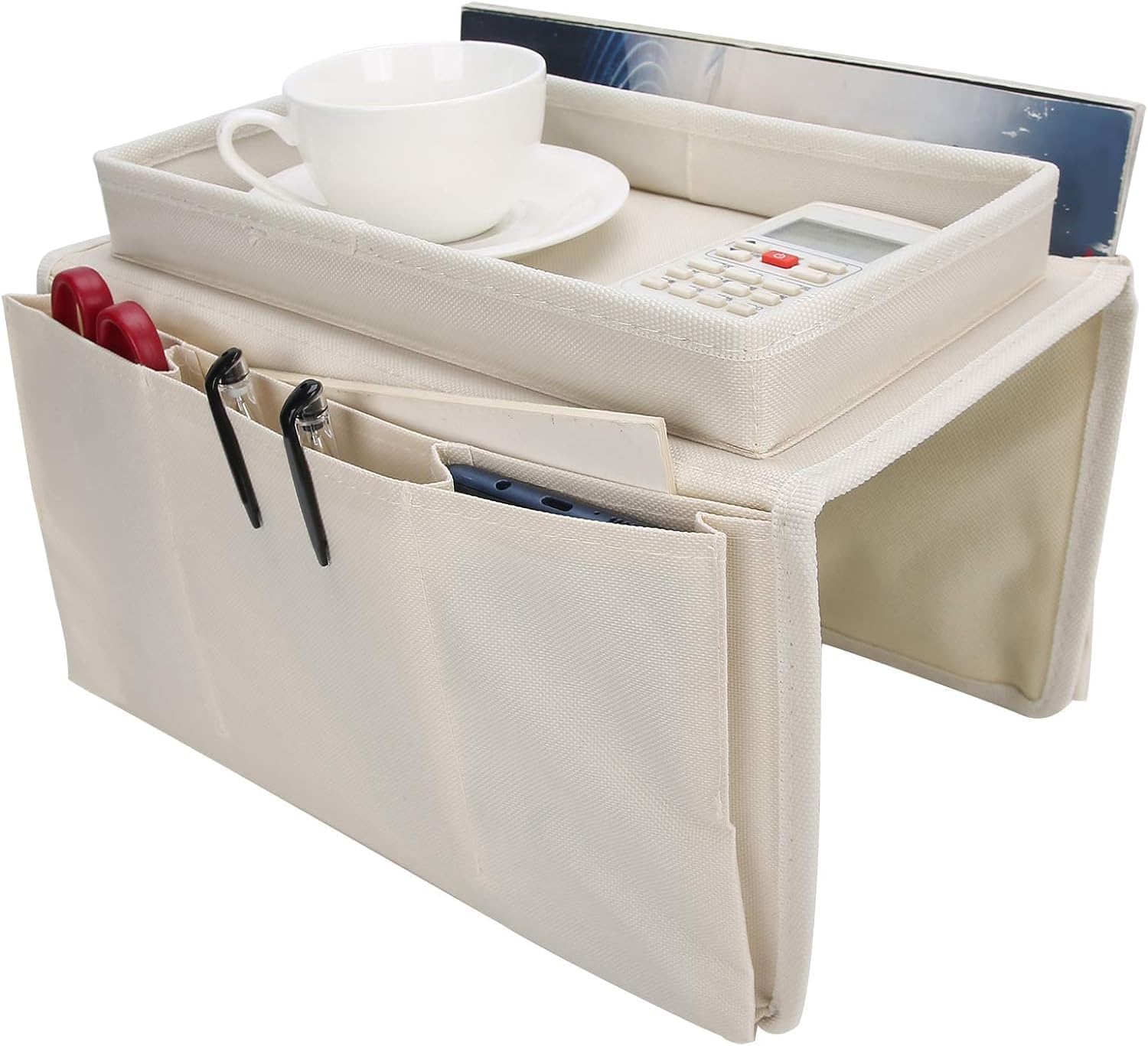 Sofa Armrest Tray Sofa Caddy Armchair Remote Control Holder Sofa Couch ...