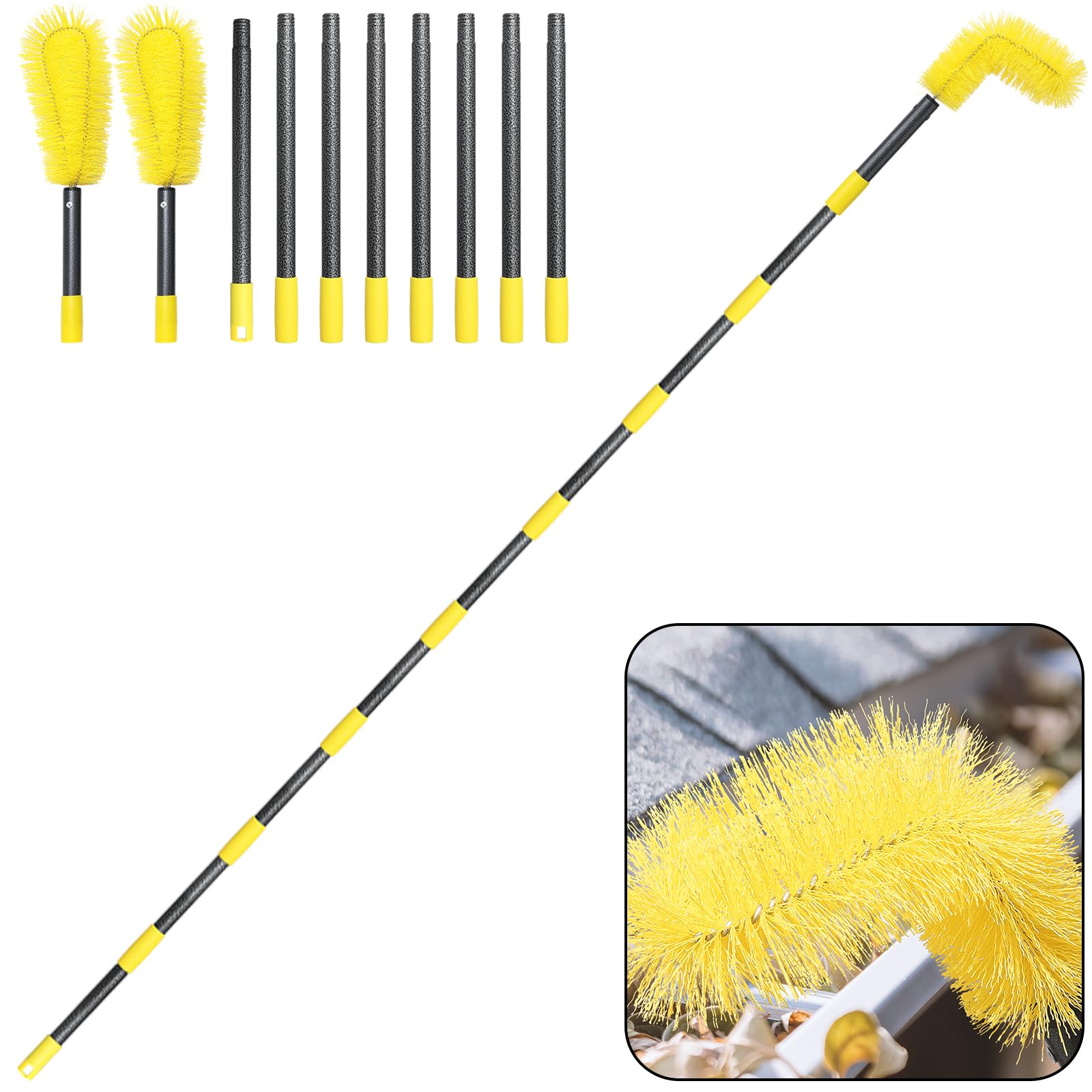 Amazon.com: Gutter Cleaning Tools from The Ground, 10 FT Gutter ...