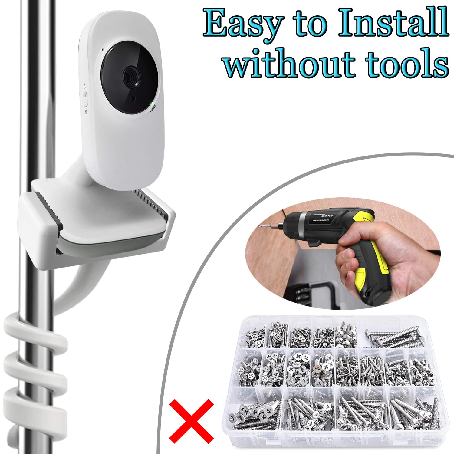 Snapklik.com : Universal Baby Monitor Mount Holder For Vtech VM3252 ...