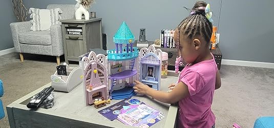 Amazon.com: Mattel Disney Wish Toys, Rosas Castle Dollhouse Playset ...