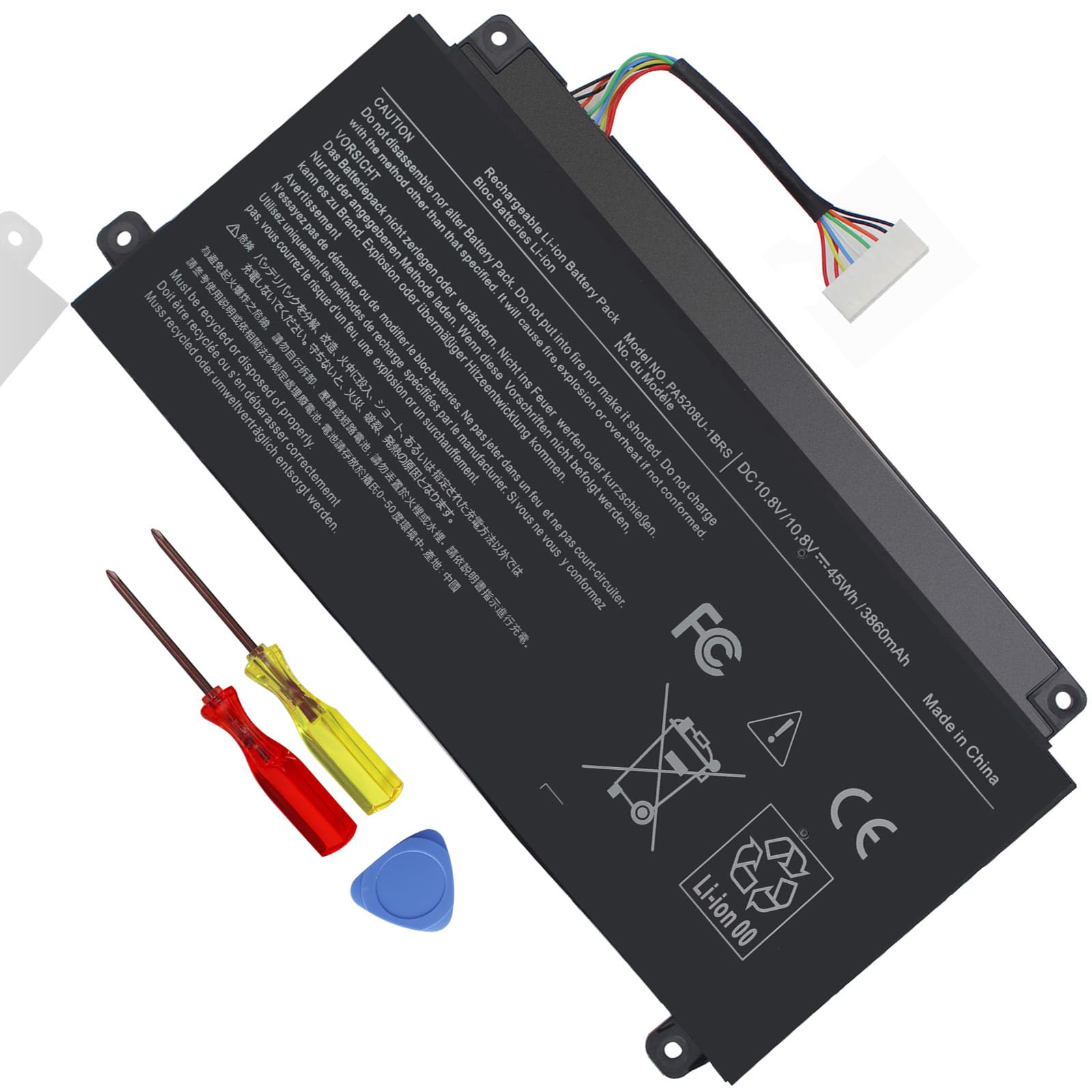 Amazon.com: Gomarty PA5208U-1BRS Batería para Toshiba Satellite E45W ...