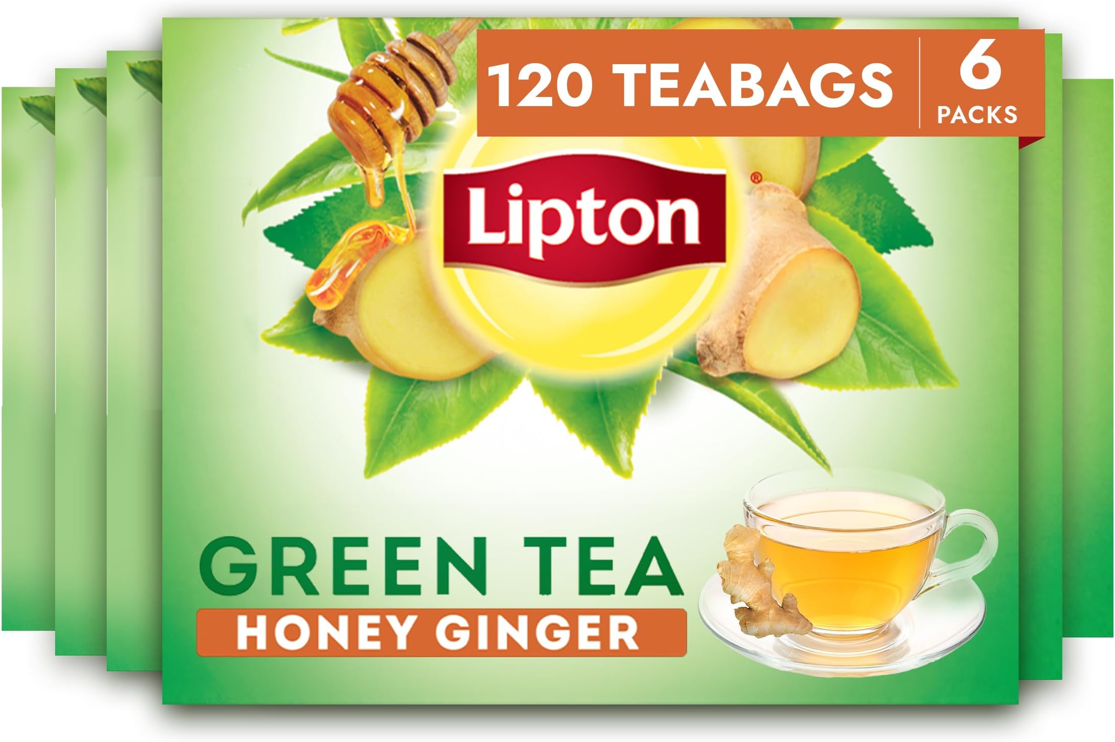 Amazon.com: Lipton Green Tea Bags, 100% Natural Tea, 40 ct : Grocery ...