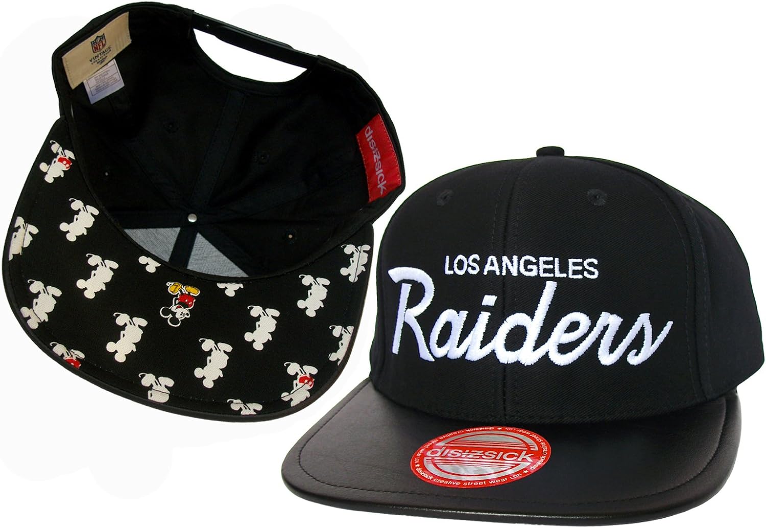 Disizsick LOS ANGELES RAIDERS Snapback Hat - NFL Hat - Custom Snapback ...