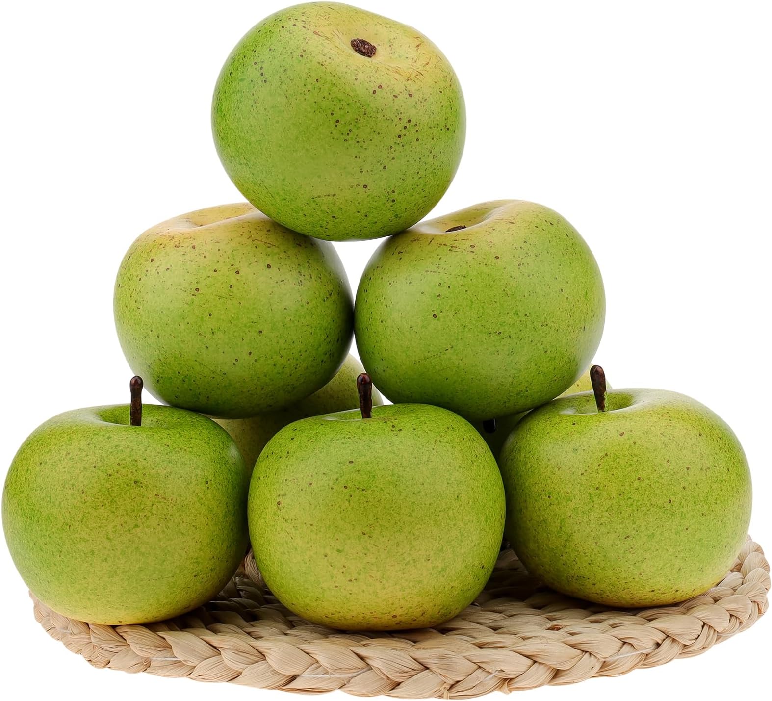 Best Artificial 4 Large Green Apples Fruit Decorative : Amazon.co.uk ...
