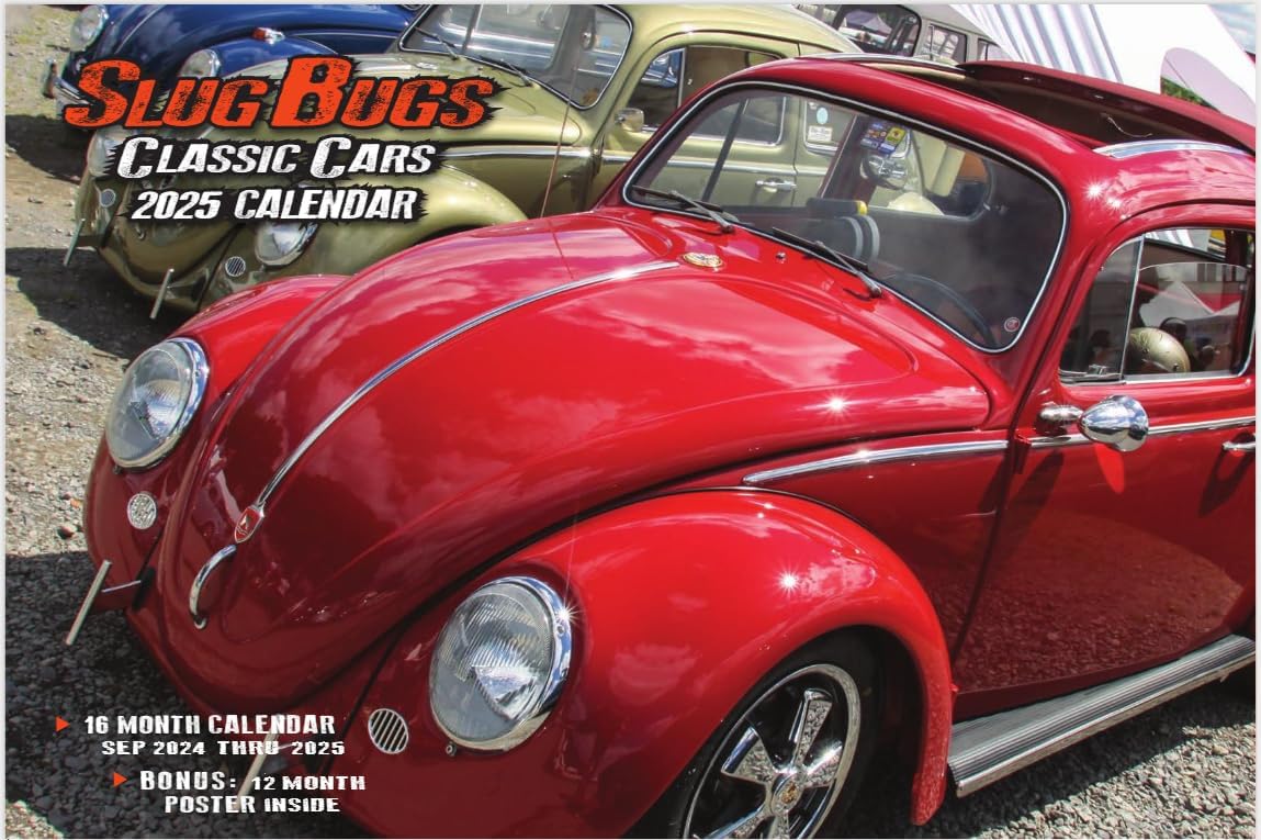 Amazon.com: KMA Est. 2005 2025 Slug Bugs Classic Car Deluxe Wall ...