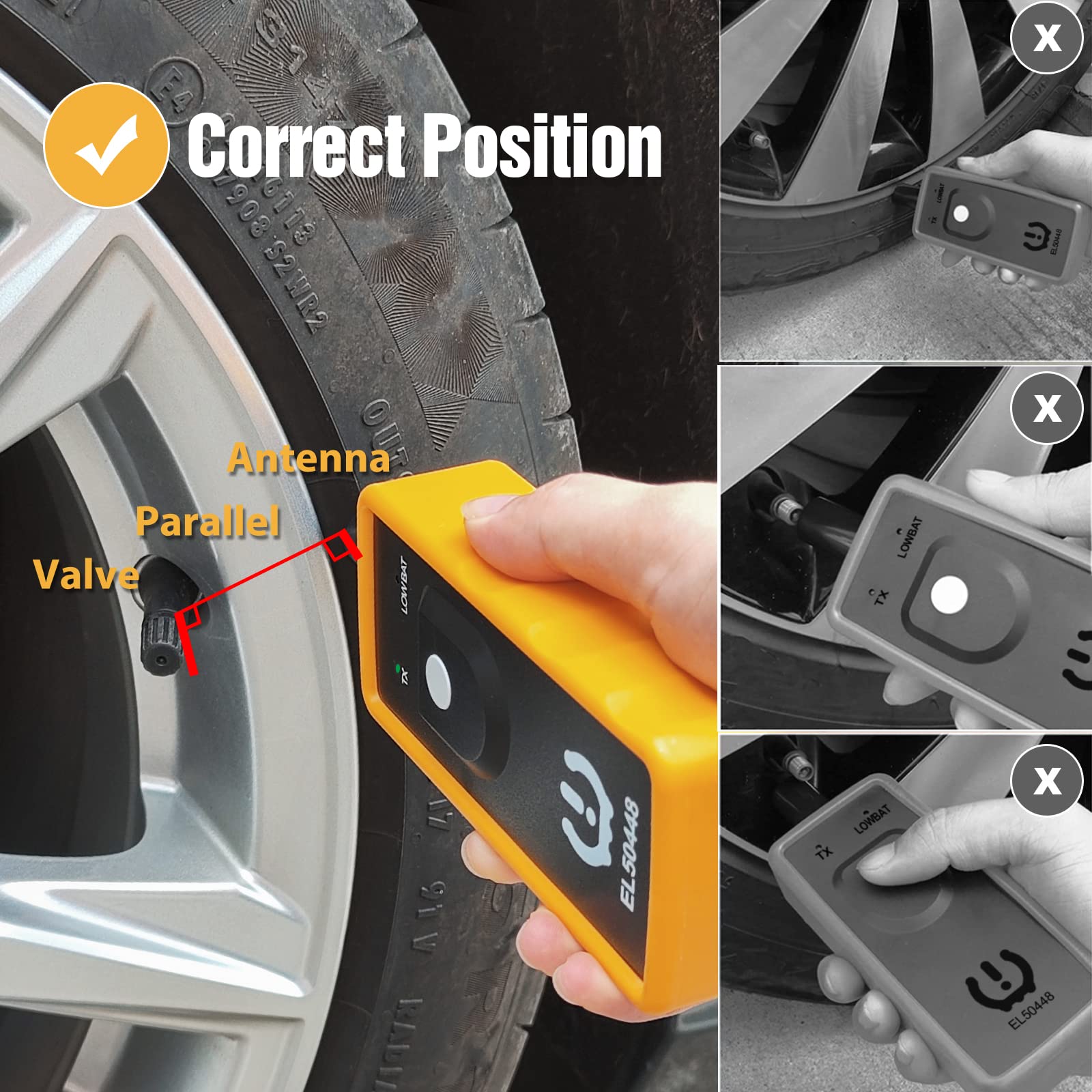 Snapklik.com : OBDResource TPMS Relearn Tool, EL-50448 TPMS Reset Tool ...