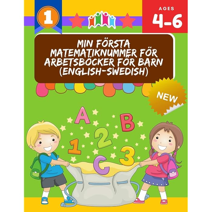 Buy Min första matematiknummer för arbetsböcker för barn (English ...