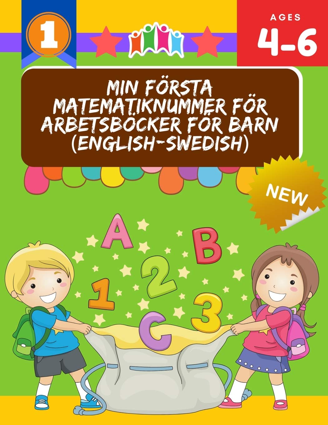 Buy Min första matematiknummer för arbetsböcker för barn (English ...