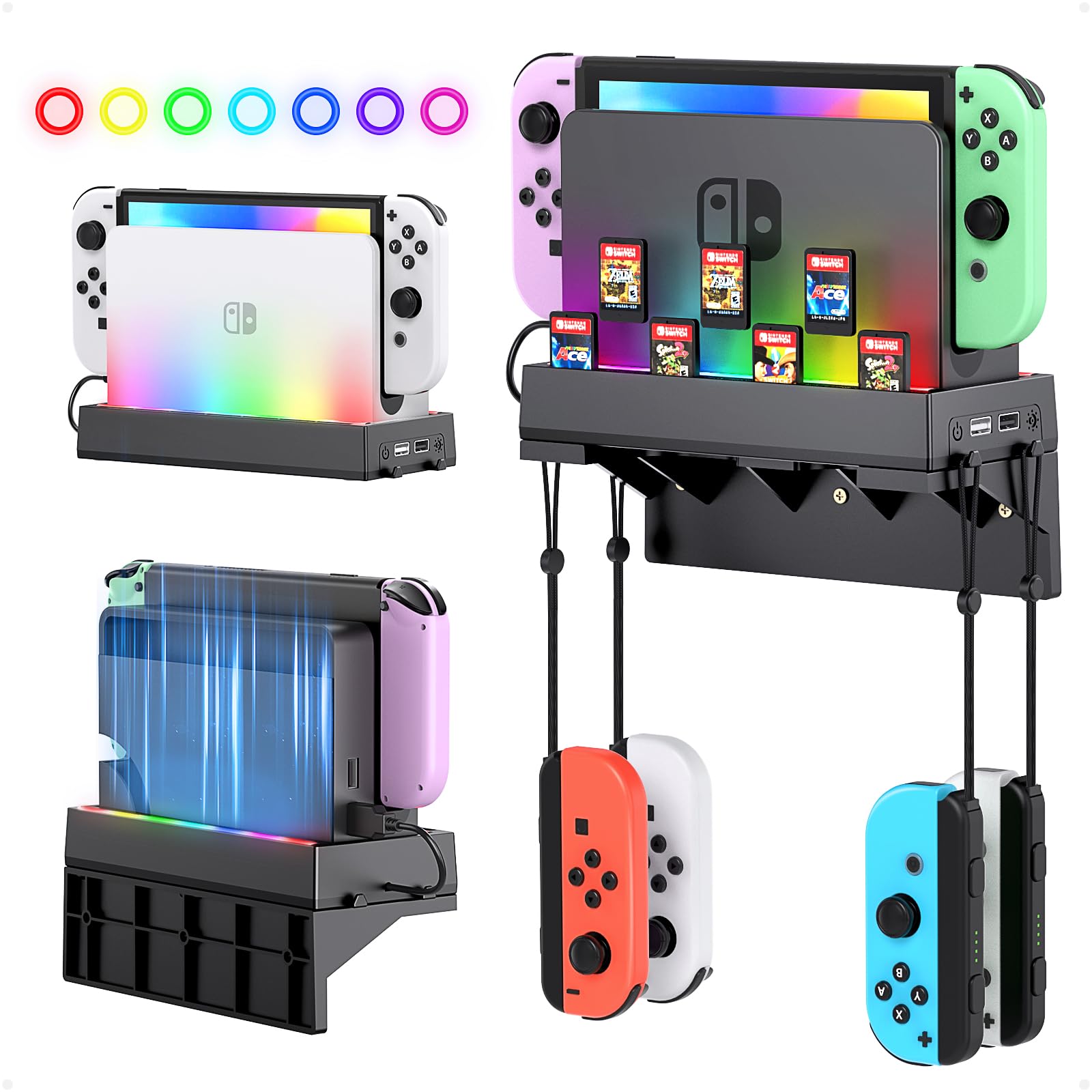 Snapklik.com : WOLIBEAR Wall Mount Kit For Nintendo Switch And Switch ...