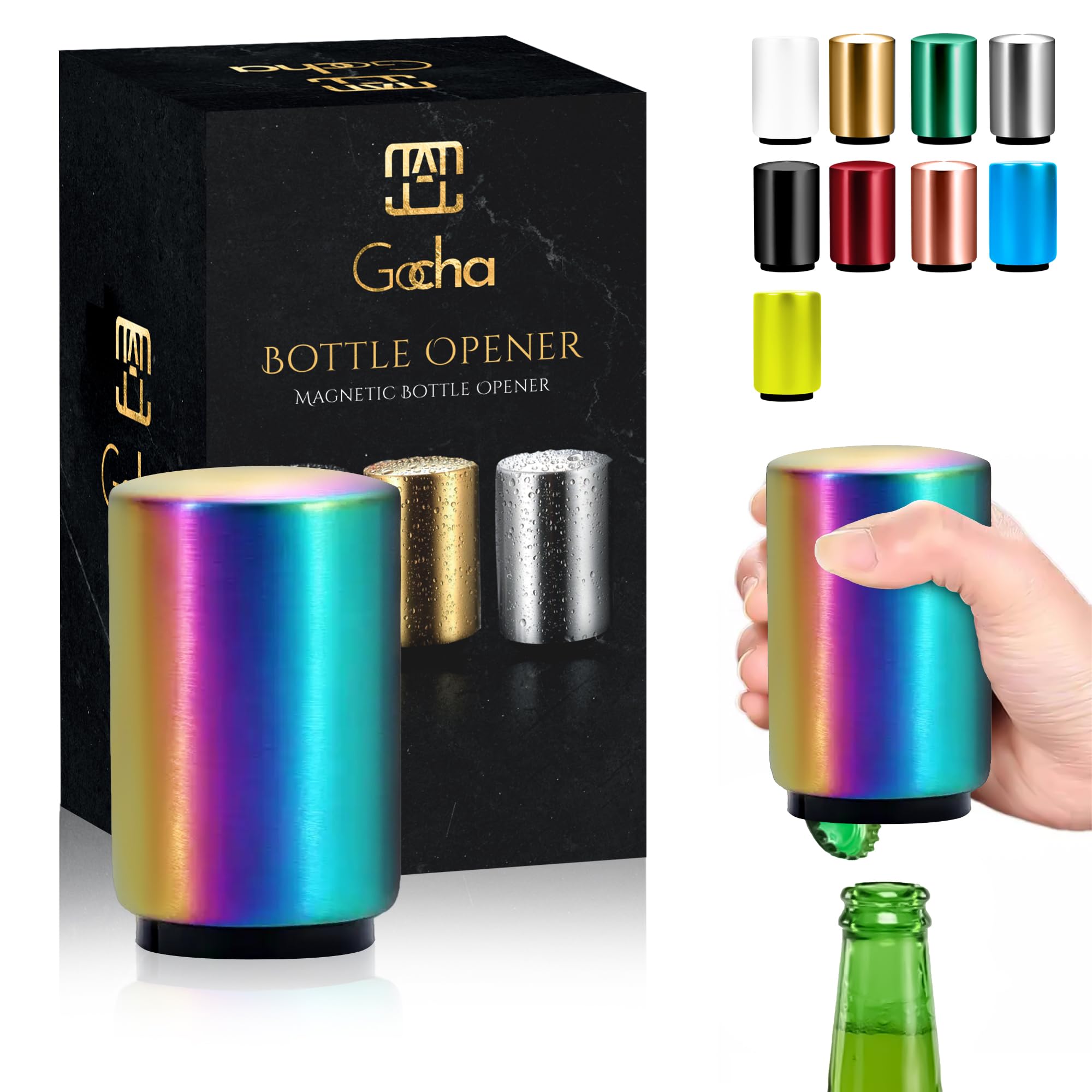 Amazon.com: GOCHA Gadgets | Magnetic Bottle Opener | Bottle Cap Opener ...