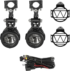 Amazon.com: Fancemot Motorcycle Fog Lights Compatible with BMW R1200GS F800GS F650GS K1600, 40W ...