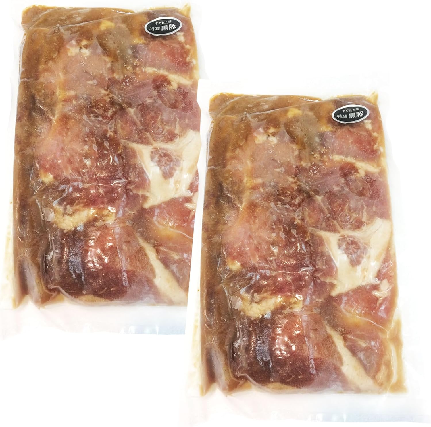 Amazon.co.jp: 黒豚 ウデ肉 味噌漬け 280g×2袋 合計560g 豚肉 肉 ウデ みそ漬け おかず おつまみ 惣菜 簡単調理 国産 九州産 鹿児島県産 薩摩川内市産 冷凍 ...