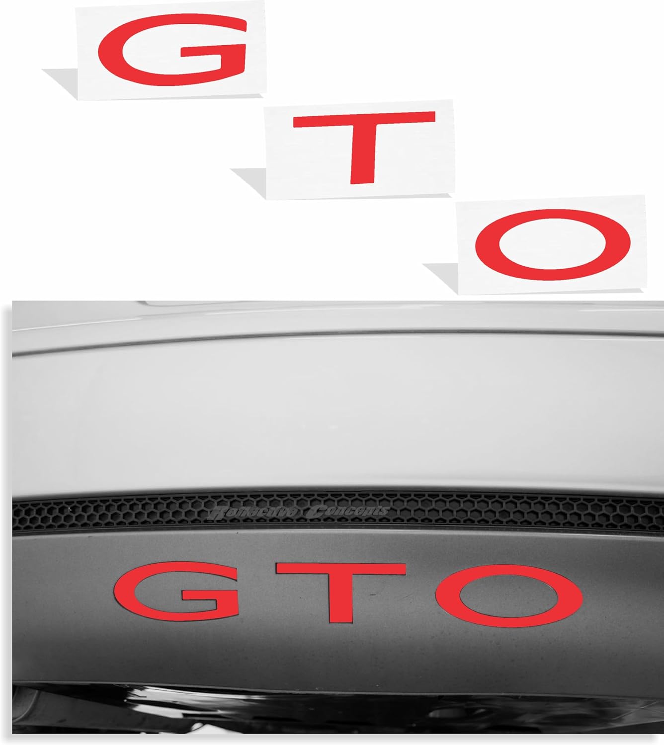 Amazon.com: Rear Lettering Inlay Decal Stickers - 2004-2006 Pontiac GTO ...