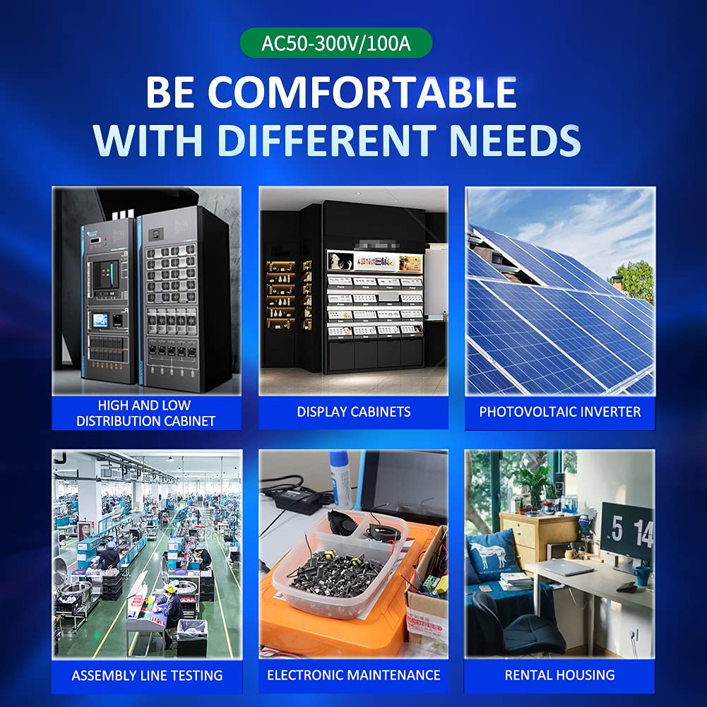 AC 50-300V 100A Multi Functio...B09F96JDR9 | Encarguelo.com