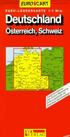 Germany/Austria/Switzerland Map (GeoCenter Euro Map): 9783575112330 ...