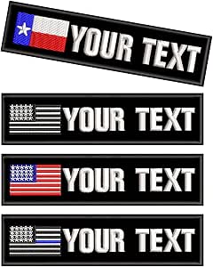 Amazon.com: Generic Customized Name Patches with Hook and Loop, Personalized Tactical Morale ...