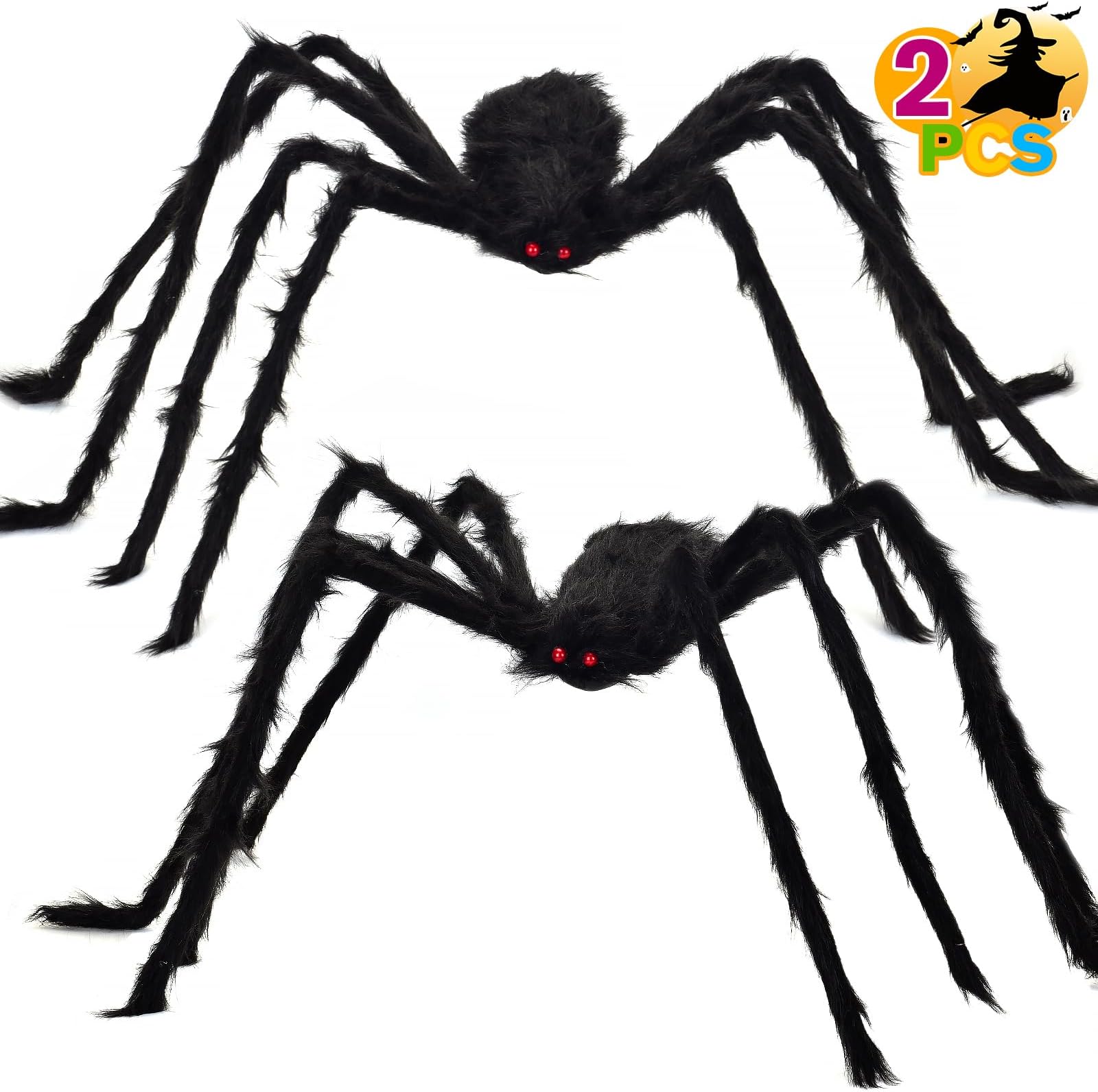 Amazon.com : Aiduy Outdoor Halloween Decorations Scary Giant Spider ...