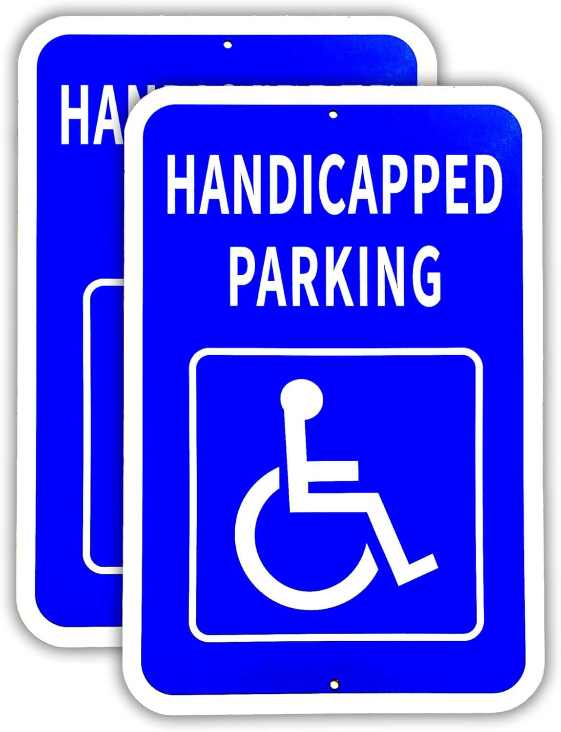 Amazon.com: Minton Handicap Parking Sign, Handicap Signs for Parking ...