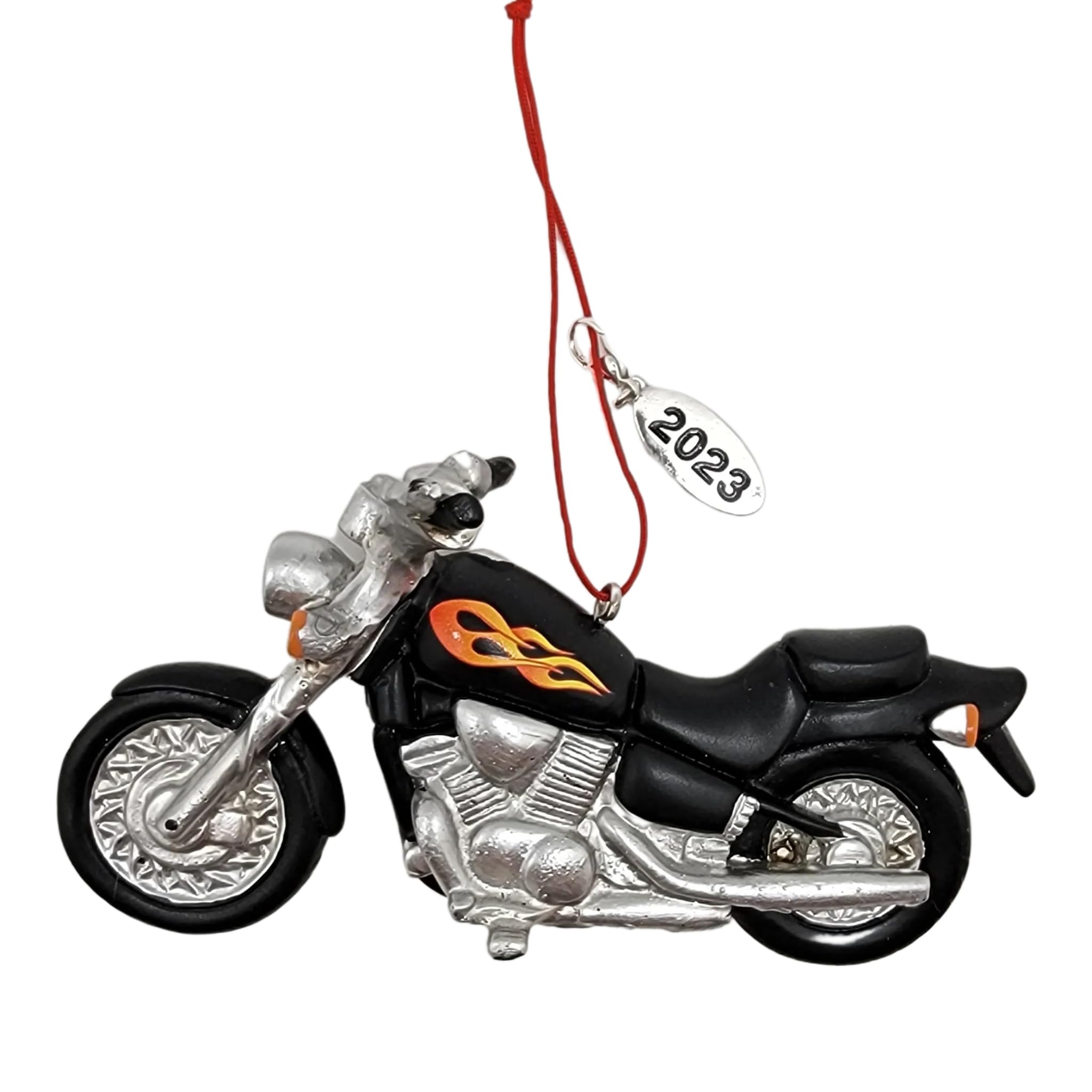 Black And Orange Street Bike