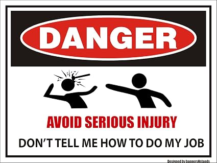 Amazon.com: AVOID INJURY WARNING STICKER, DECAL, FUNNY, ADULT WORK ...