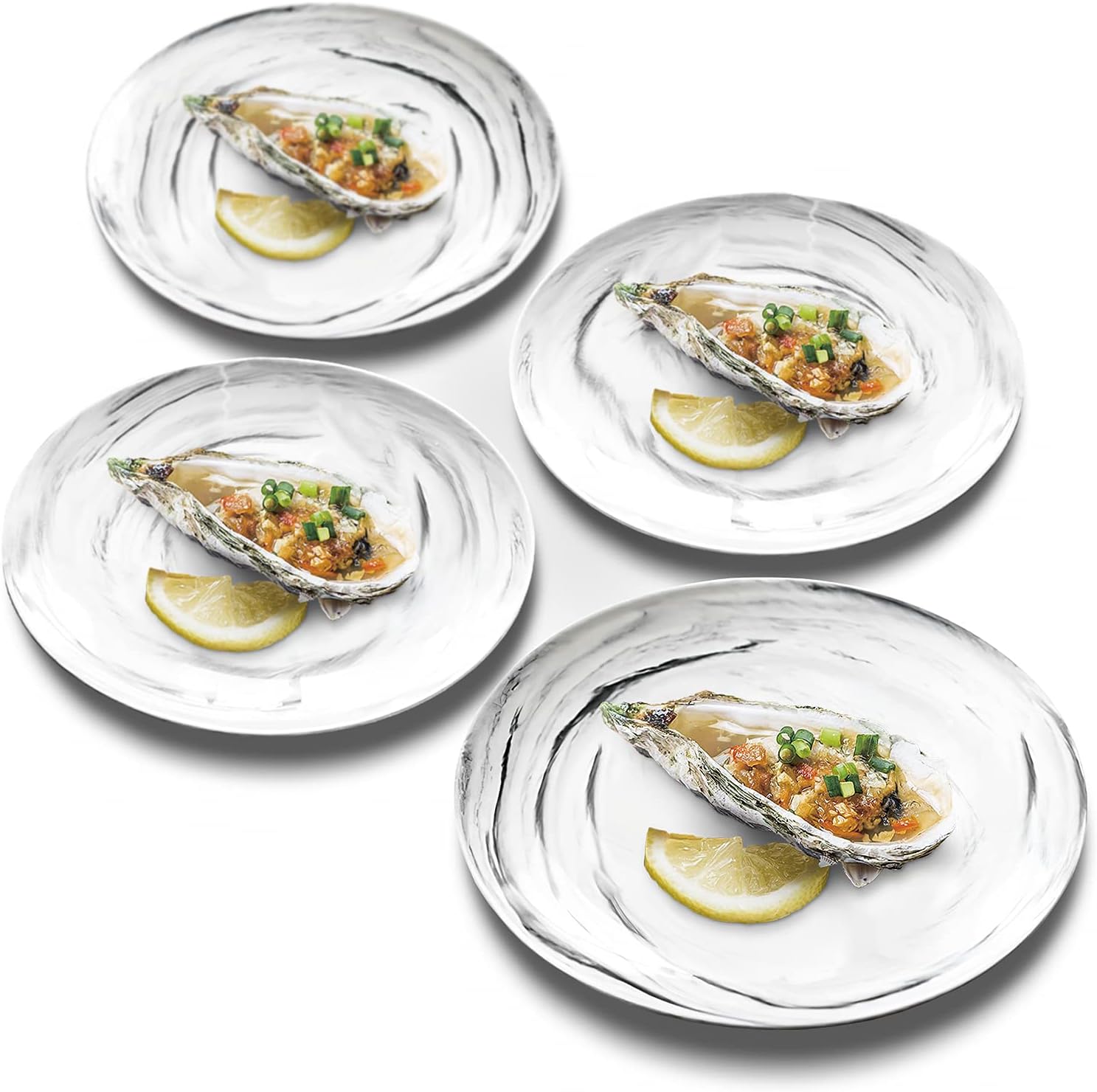 Amazon.com | Sophie & Panda Porcelain Dish Set of 4 - Modern Elegant ...