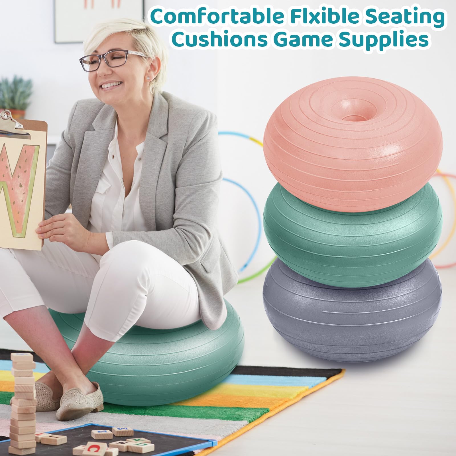 Snapklik.com : Lewtemi 6 Pcs Flexible Seating For Classroom Elementary ...