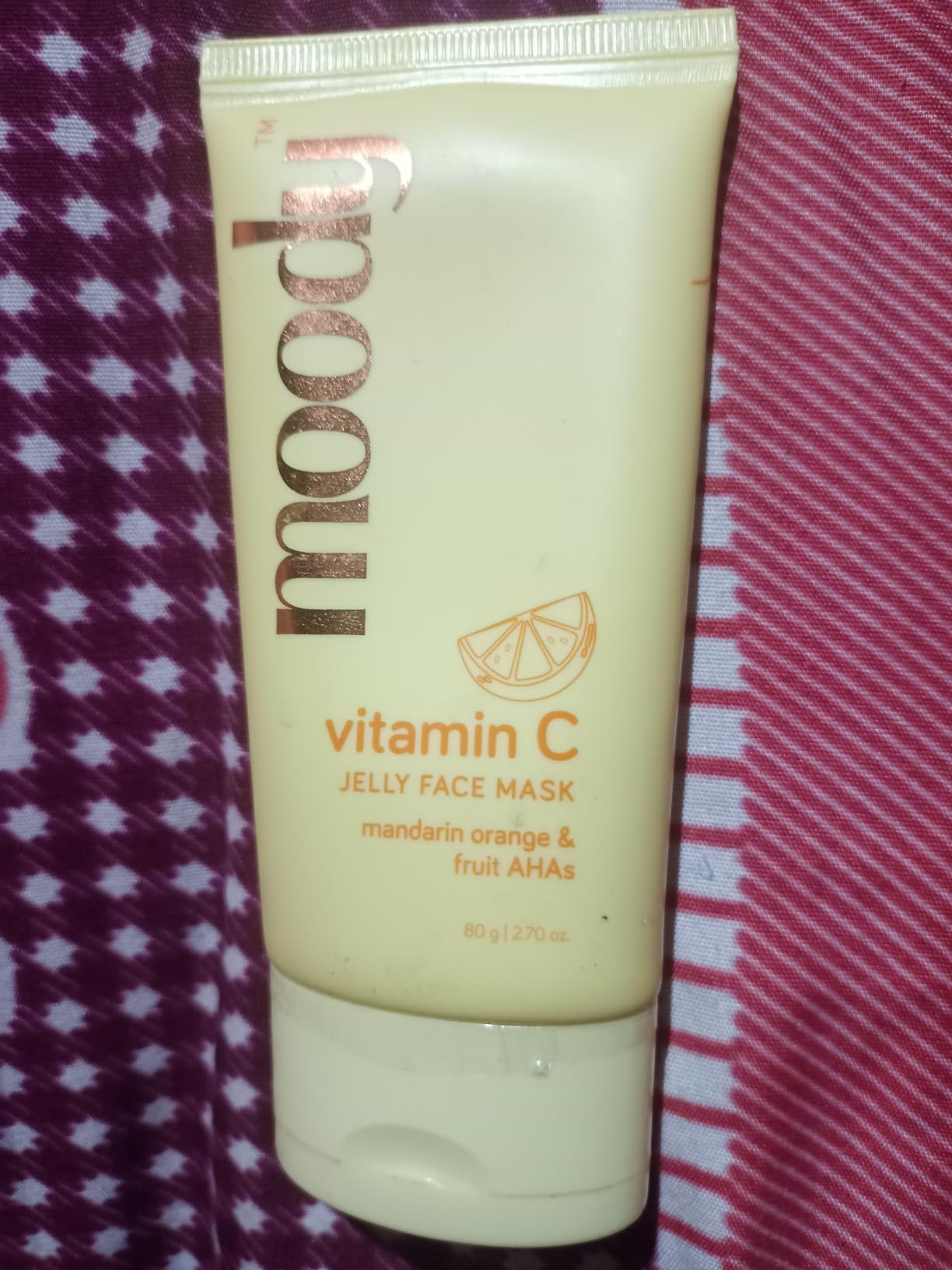 Buy Moody 10% AHA Peel Jelly Exfoliating Face Pack Mask with Vitamin C, Hyaluronic & Niacinamide ...