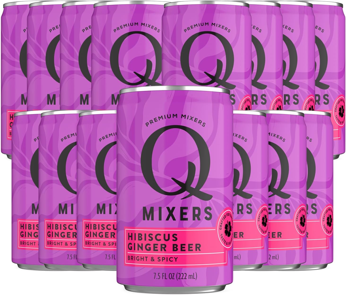 Amazon.com : Q Mixers Hibiscus Ginger Beer Premium Cocktail Mixer Made ...