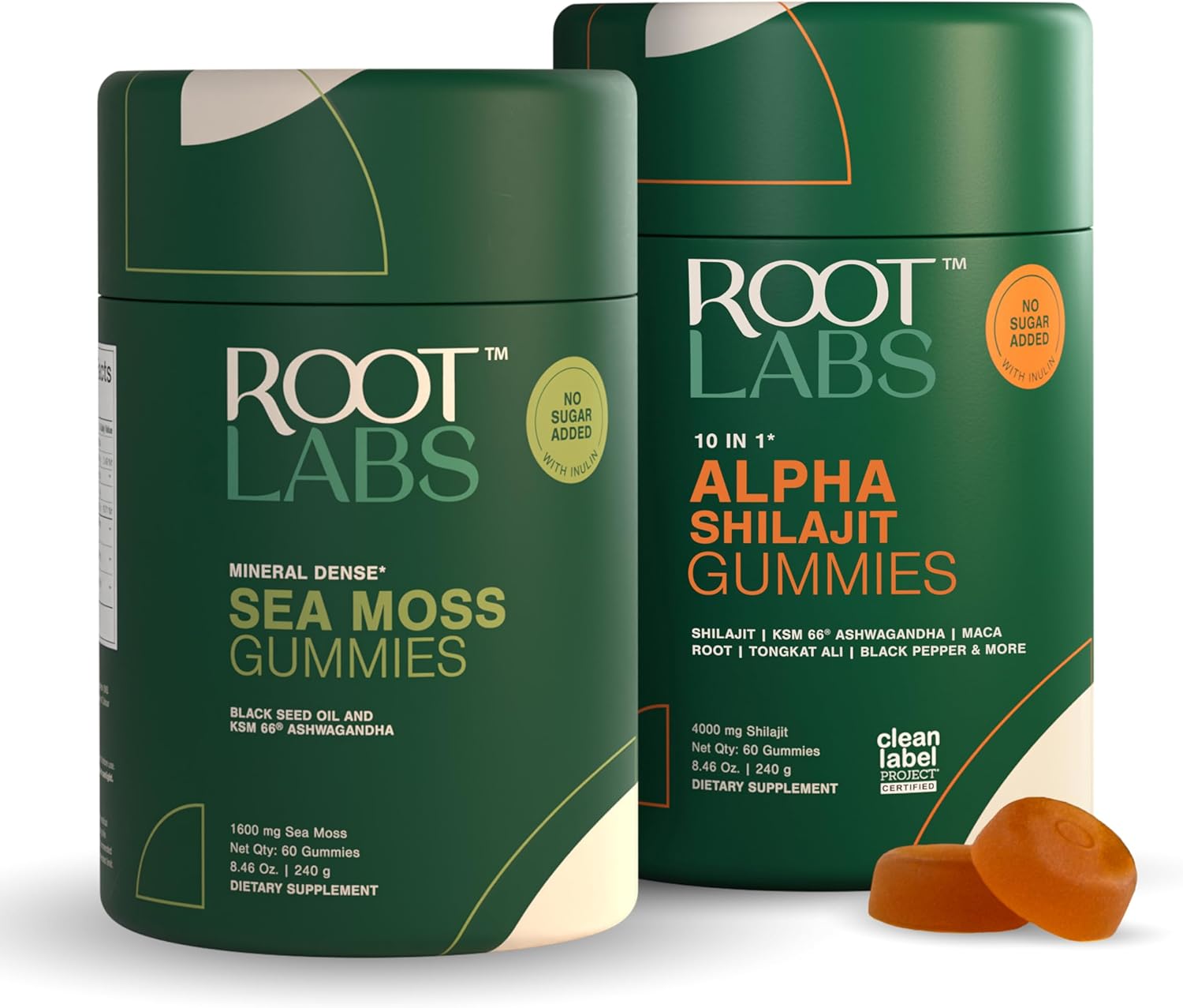10 in 1 Alpha & Sea Moss Gummies Combo I 4000 mg Shilajit, 1600 mg Sea ...