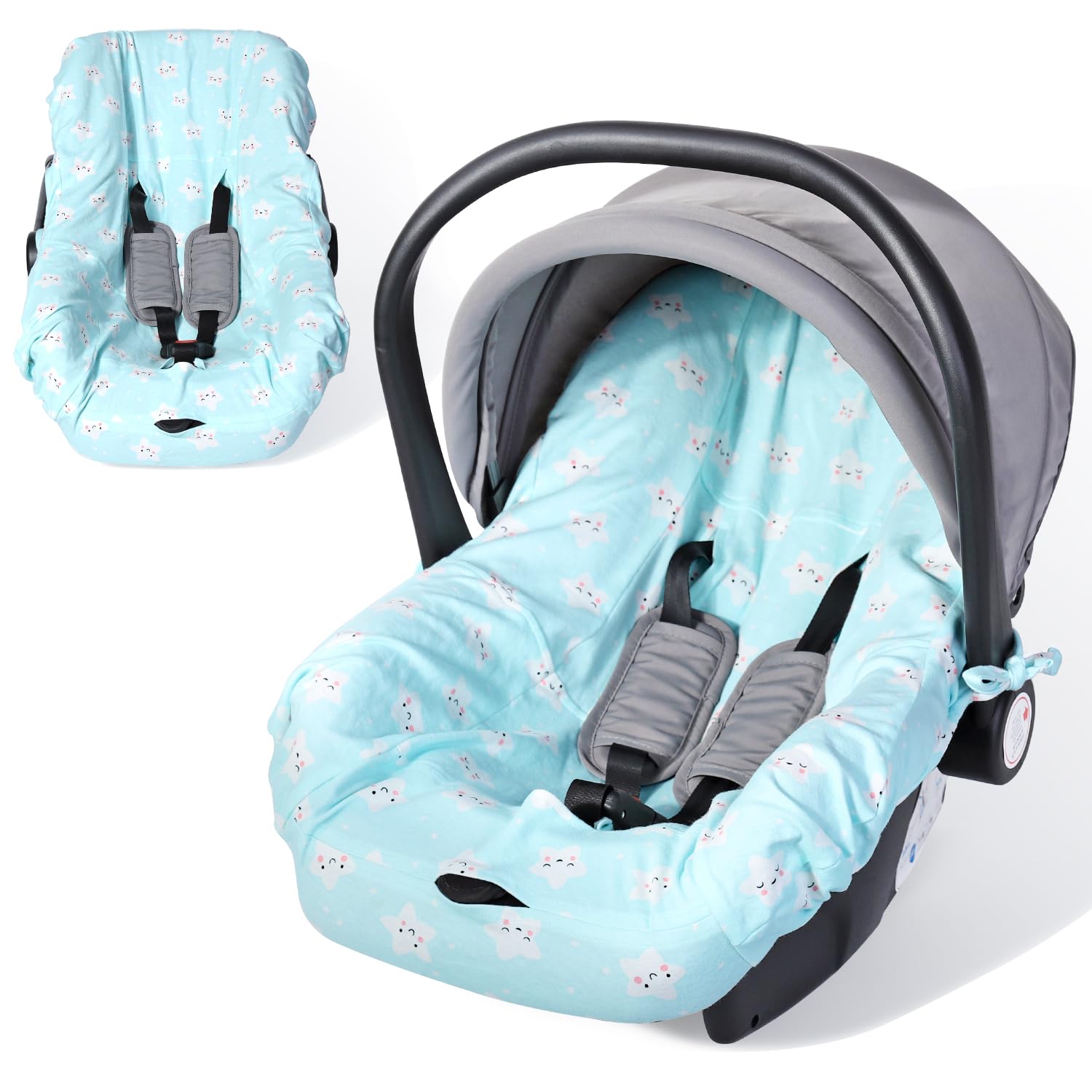Amazon.com: Orzbow Infant Car Seat Cover Liner, Universal Fit Carseat ...