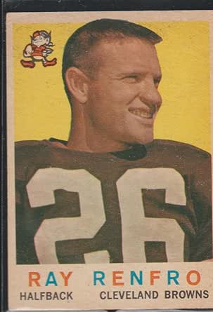 1959 Topps Ray Renfro Browns Football Card #37 at Amazon's Sports ...