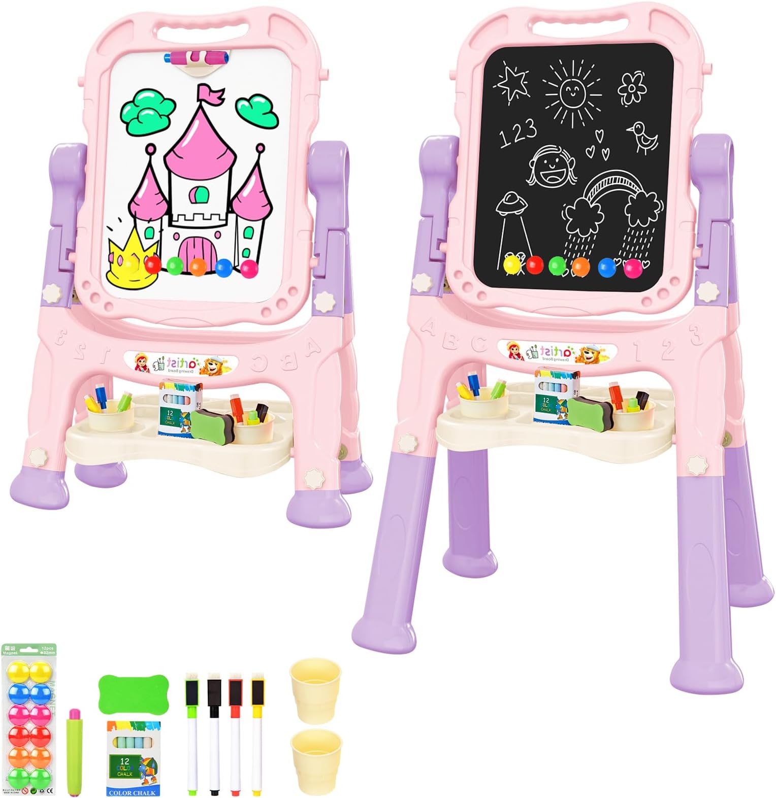Amazon.com: Number 1 in Gadgets Deluxe Standing Easel Board for Kids, 3 ...