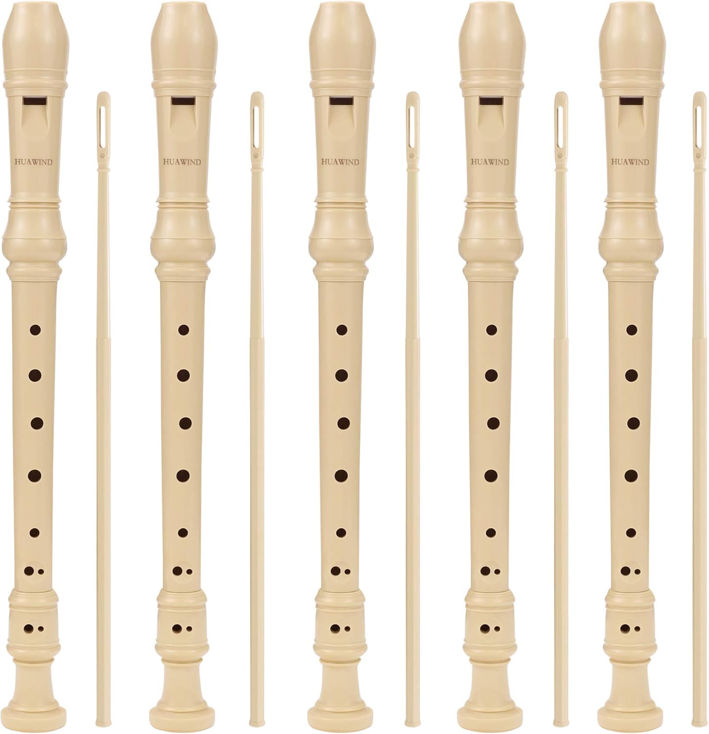 Amazon.com: HUAWIND Soprano Descant Recorder German Style 8 Hole ...