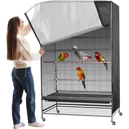 Amazon.com: laetipet Bird Cage Cover, 48 x 41 x 27 Inch Universal Large ...