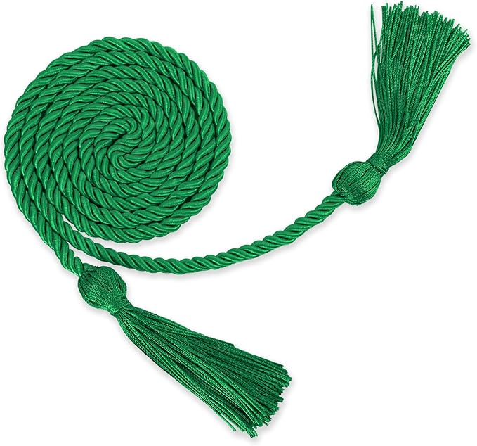 Amazon.com: Honor Cords Graduation Cords Green Cords Grad Cords College ...