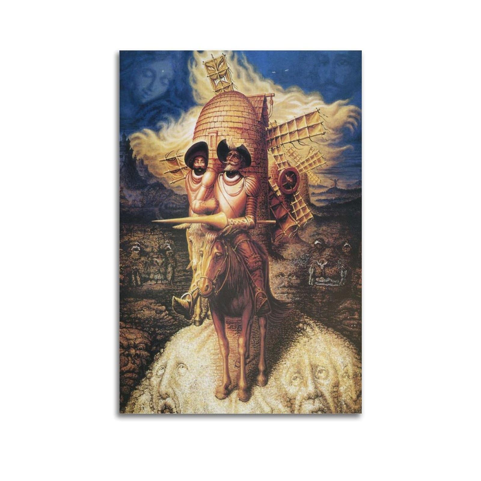 Salvador Dali Optical Illusion Paintings Invisible Afghan By Salvador
