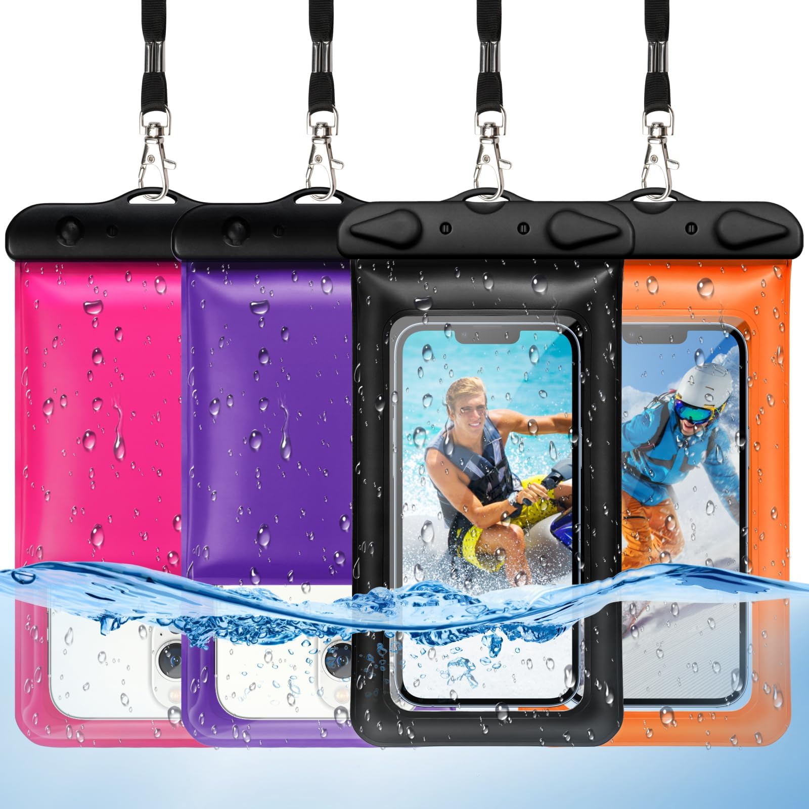 Amazon.com: F-color Floating Waterproof Phone Pouch - Waterproof Phone ...