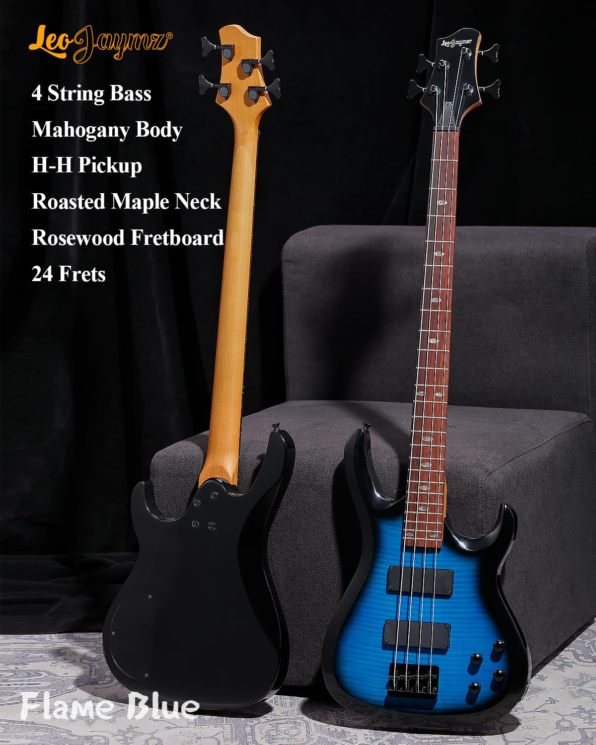 Snapklik.com : Leo Jaymz Bass Guitar