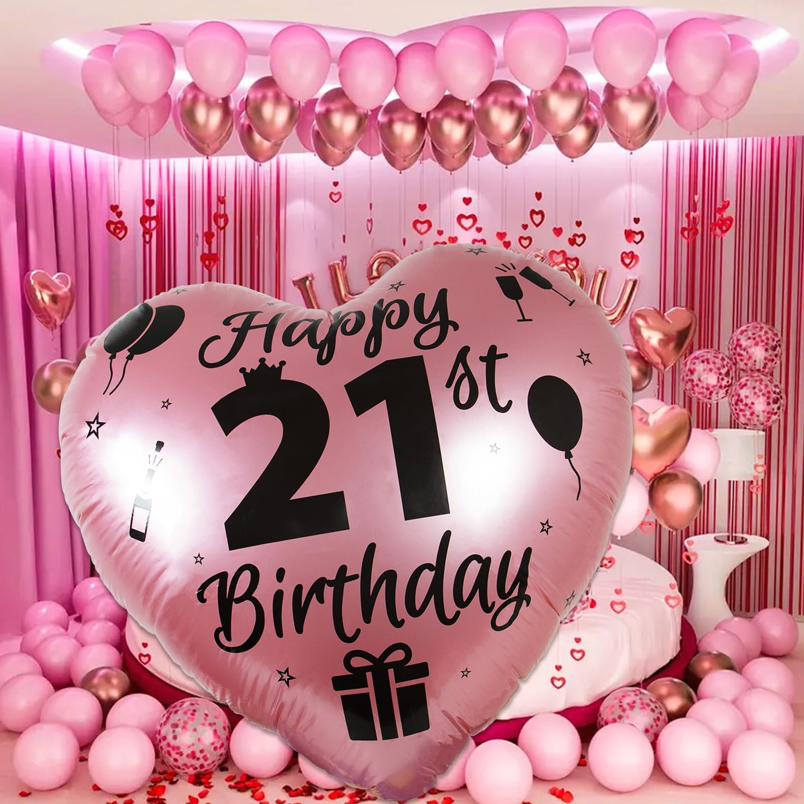 Happy 21st Birthday Balloons