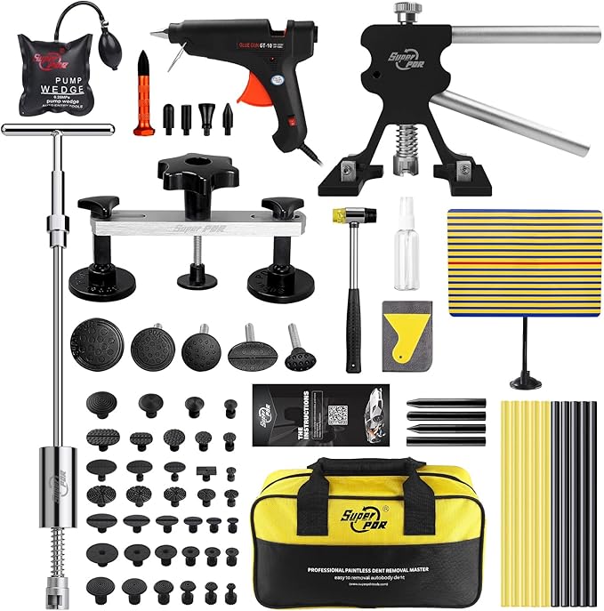 Amazon.com: Super PDR Paintless Dent Removal Tools, Auto Body Dent ...