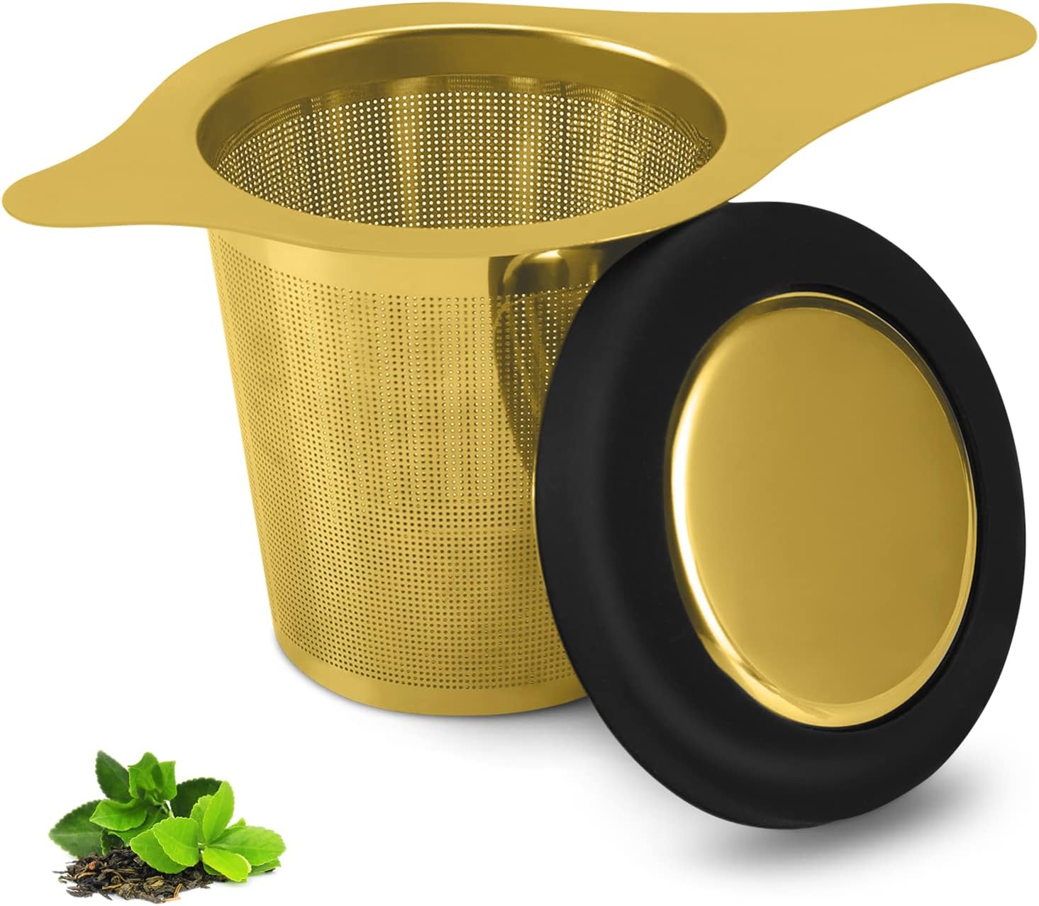 Amazon.com: 2 Pack Small Fine Mesh Tea Strainers with Bowl, Stainless ...
