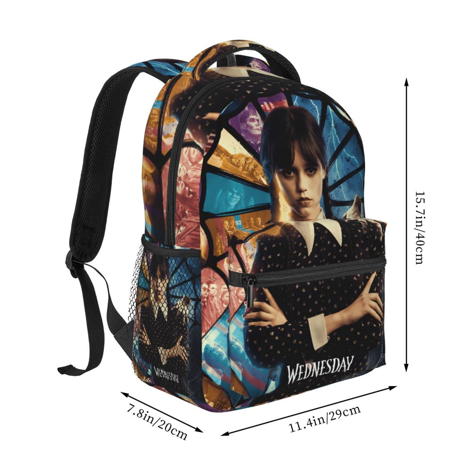 Wednesday Backpack Laptop Backpack Girl Boy Lightweight Backpacks ...