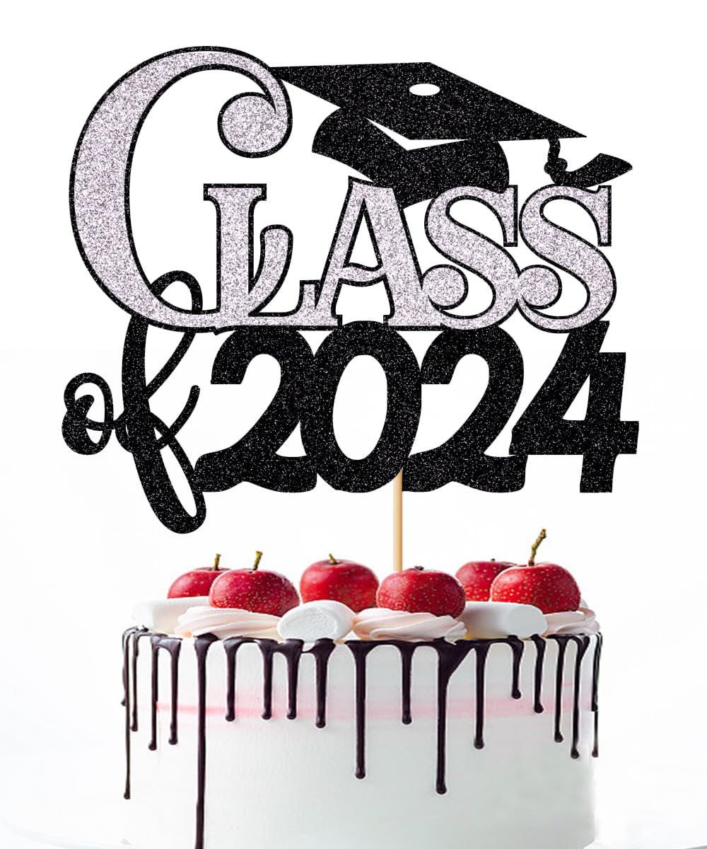Snapklik.com : Class Of 2024 Cake Topper,2024 Graduation Theme Cake ...