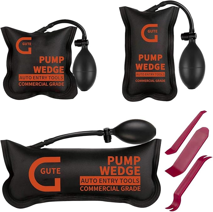 Gute Air Shim, Air Wedge Bag Pump, 3 Pack Commercial Inflatable Air ...