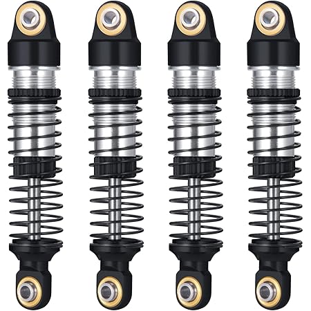Amazon.com: MOHERO Adjustable RC Shocks Absorber Damper Aluminum for 1/ ...